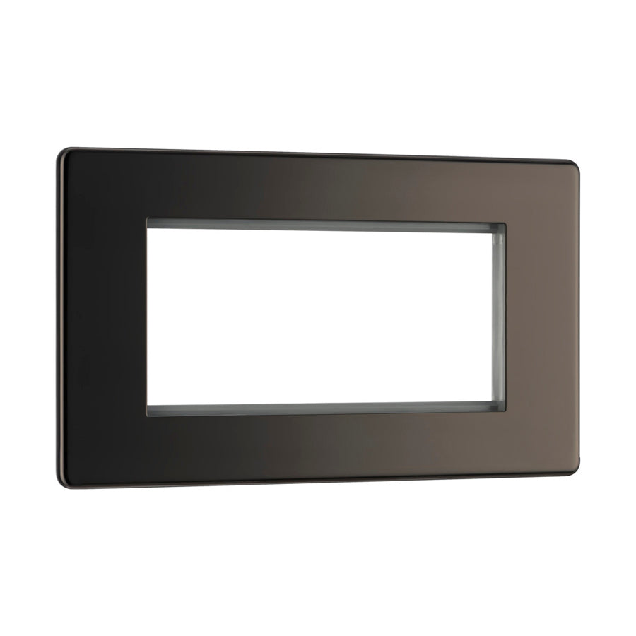 BG Flatplate Screwless Euro Module Front Plates — westbasedirect.com