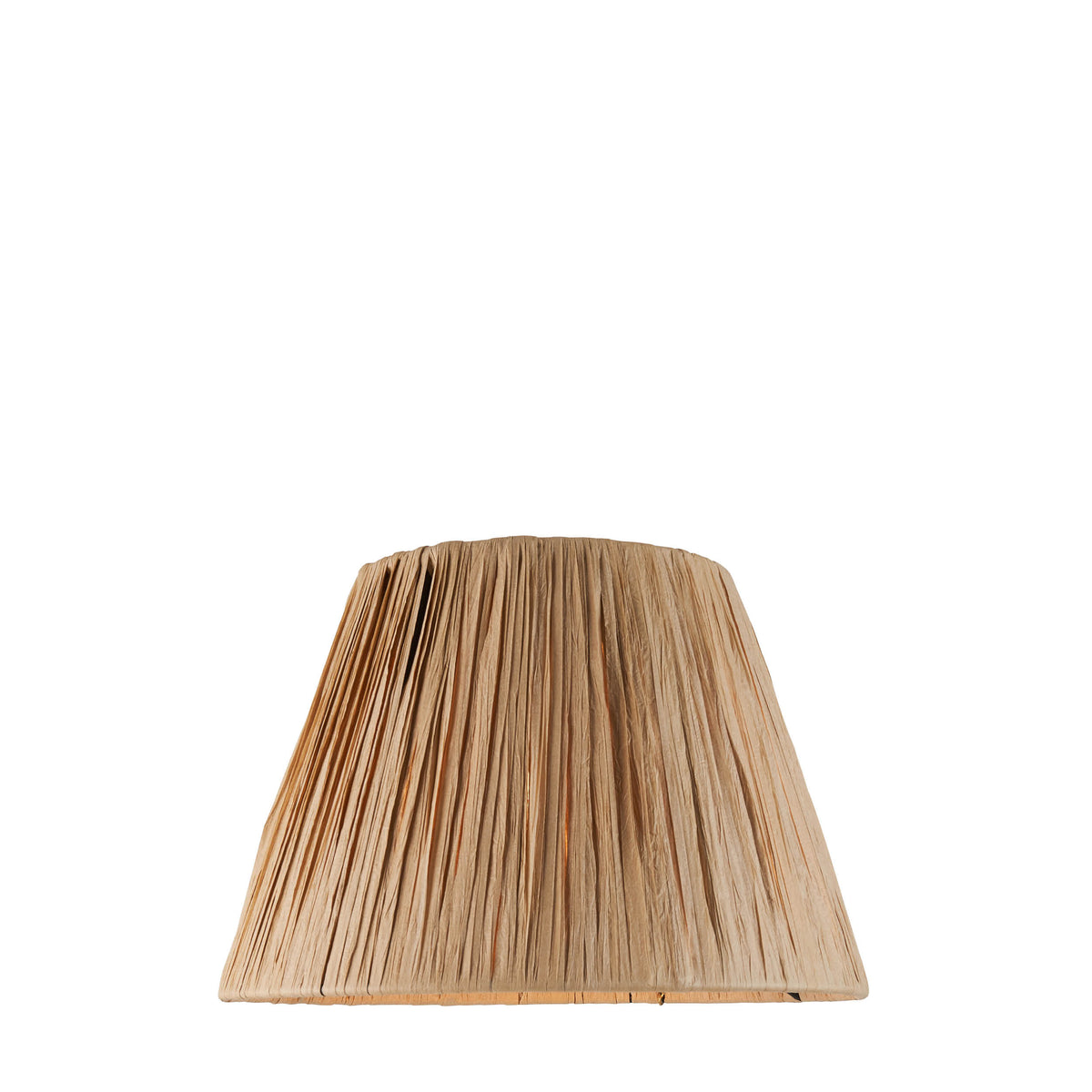 BUY Endon 113456 Raffia 24cm Tapered Shade Natural raffia & matt black ...
