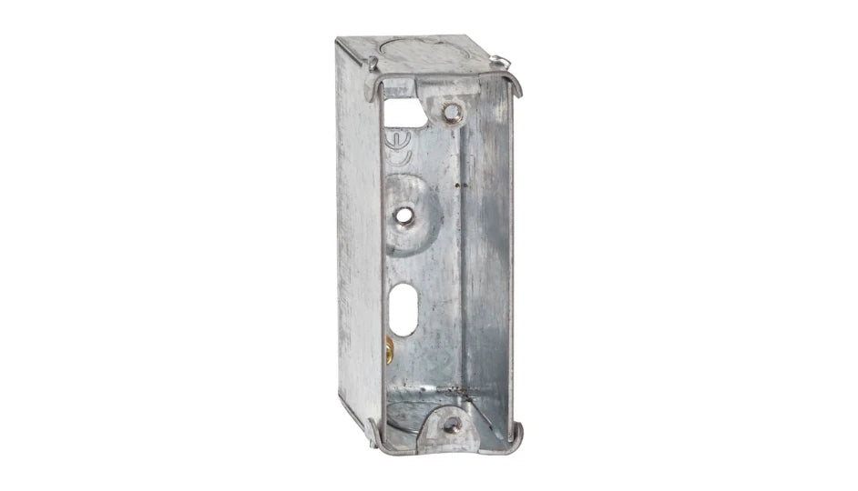 Deta DB169 1G 27mm Architrave Flush Metal Back Box — westbasedirect.com