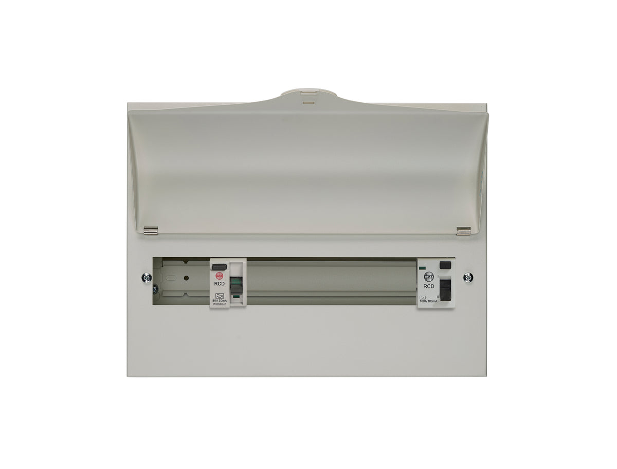 Wylex NMSTM12SLM 12 Way Split Load Consumer Unit with 100A 100mA Time ...