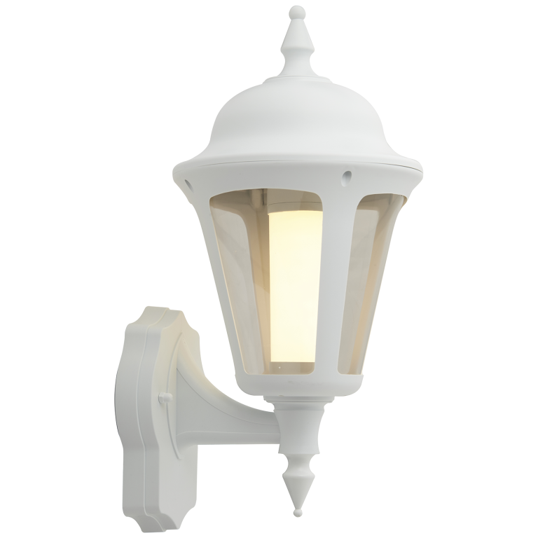 Ansell ALWLLED/WH Latina LED Wall Lantern - White — westbasedirect.com