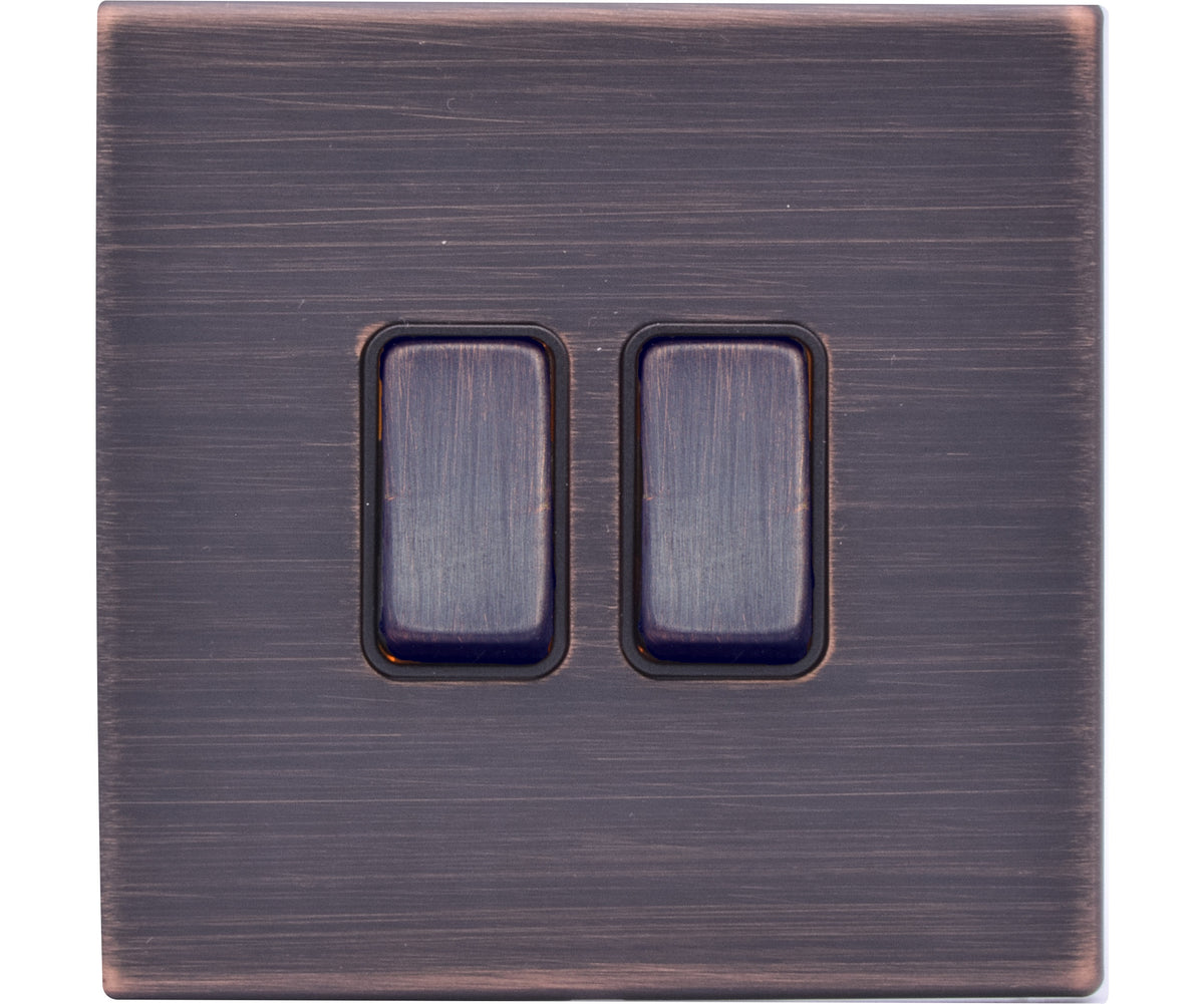 Hamilton Hartland G2 Screwless 2G 10AX 2 Way Plate Switch - Etrium ...