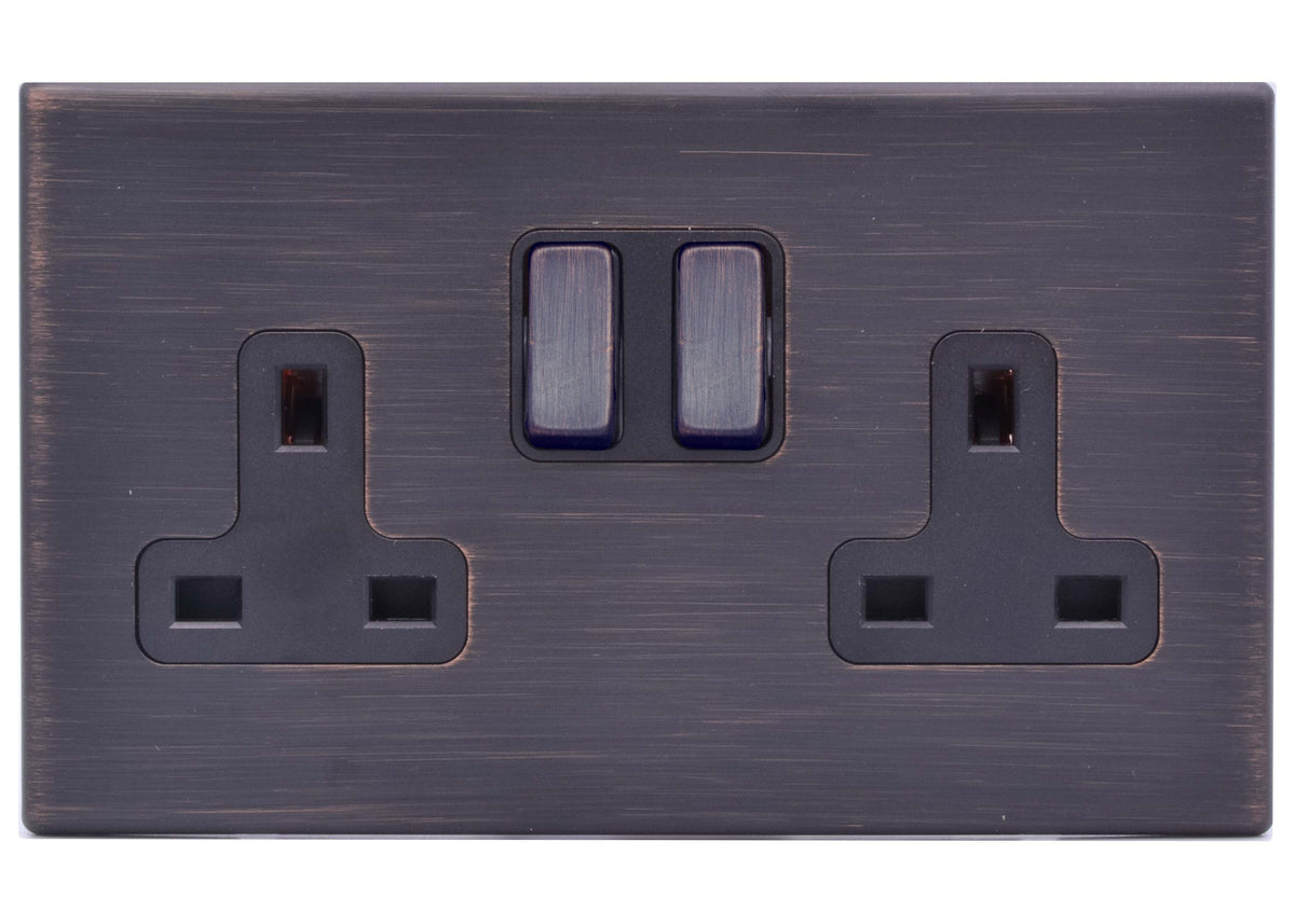 Hamilton Hartland G2 Screwless 2G 13A DP Switched Socket - Etrium ...