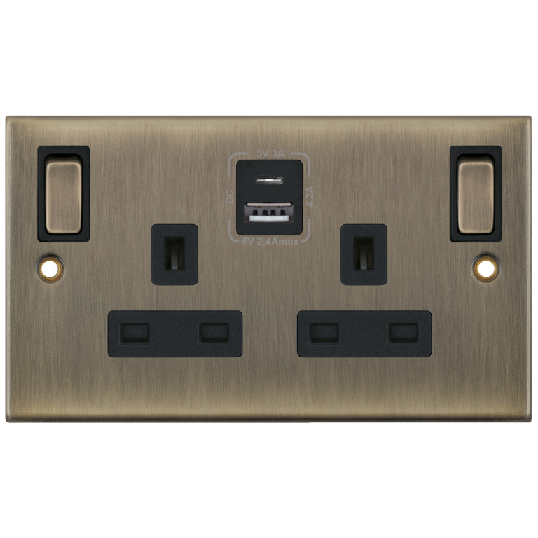 BUY Selectric DSL686 | 5M Slim Decorative | 2 Gang 13A Switched SP ...