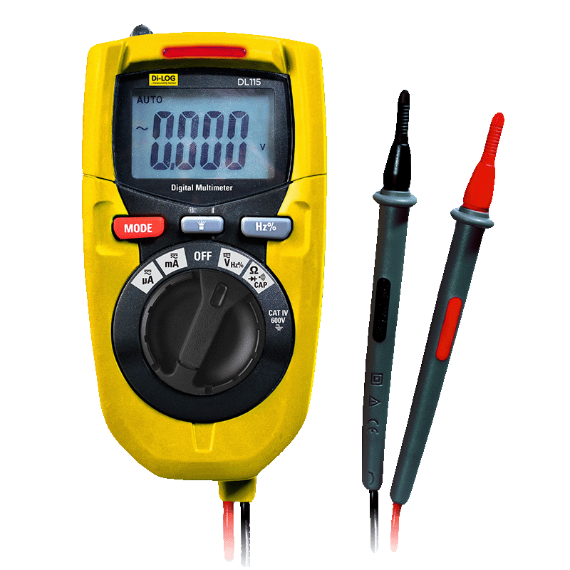 Di-LOG DL115 3-in-1 600V Pocket Digital Multimeter | Compact CAT IV ...