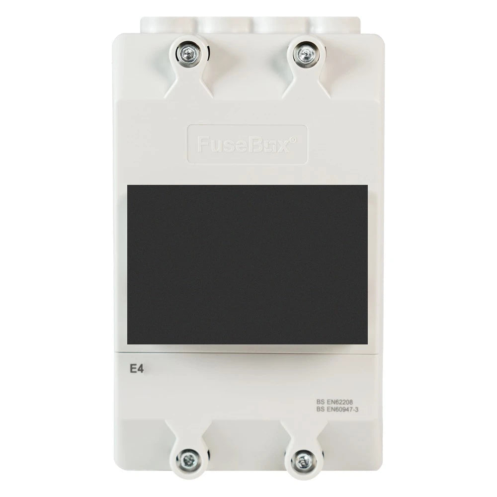 BUY FuseBox E4 4 Module Split Lid Enclosure (72mm) IP20 ...