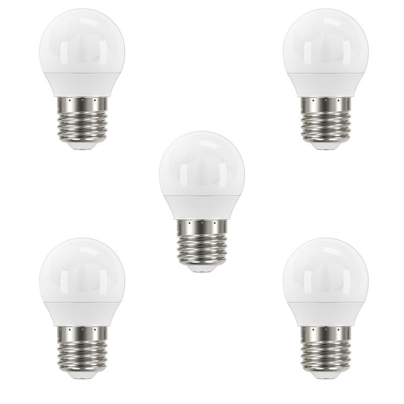 Eveready S13606 E27 ES Golf LED Bulb Opal 4.9W 470lm Warm White 3000K ...