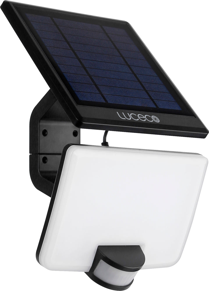 Luceco LEXSF15B40 Solar Guardian Floodlight with PIR Sensor & Detachab ...