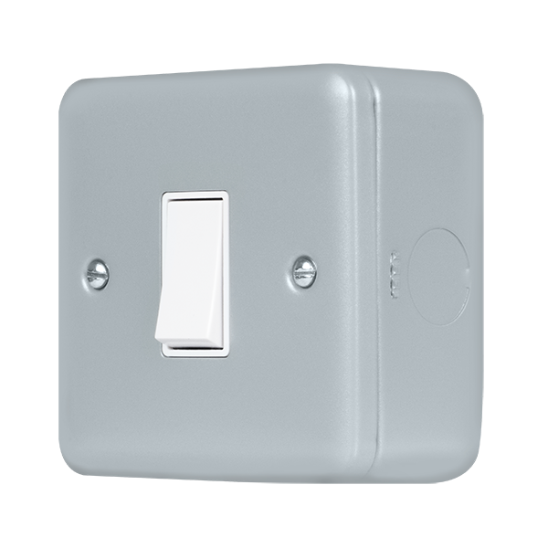 Click MCP010 Metal Clad Pro 10AX 1 Gang 1 Way Switch — westbasedirect.com