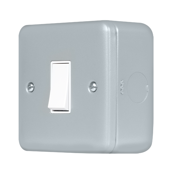 Click MCP011 Metal Clad Pro 10AX 1 Gang 2 Way Switch — westbasedirect.com