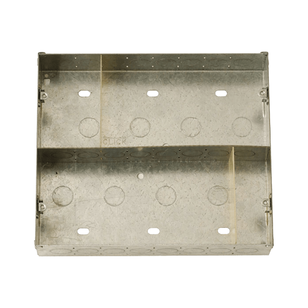 Click MP535 35mm Deep New Media Back Box With Central Divider - 2 x 8 ...