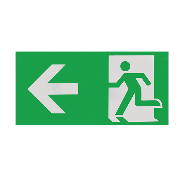 Ovia OVEMSP007L Vanex & Hanex Emergency Hanging Exit Sign Legend Left ...