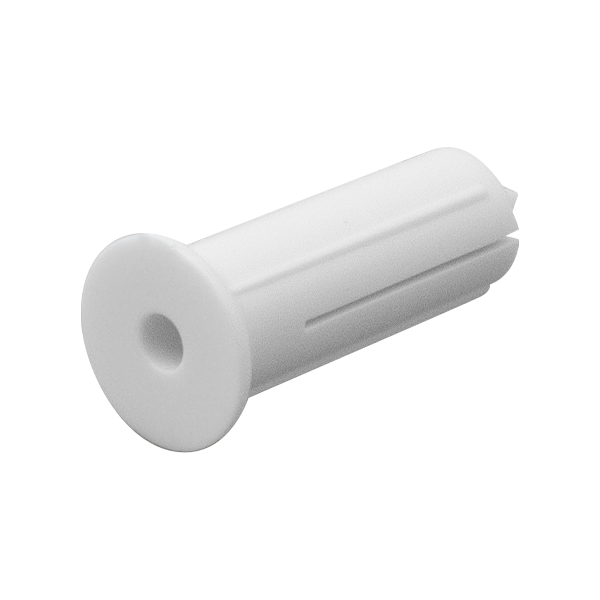 Unicrimp QWPW001 White Wall Clip Plug - 5.5mm x 18mm (100 Pack ...