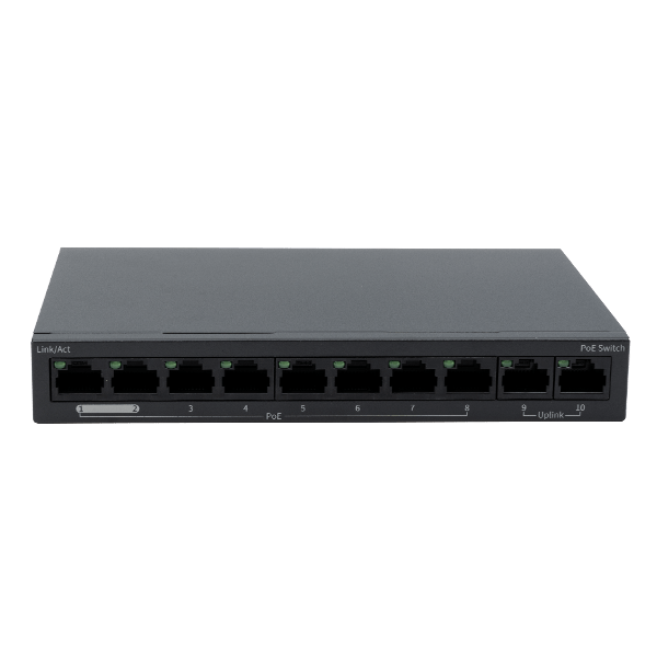 ESP S8POE 8 Port PoE Switch 88W Black — westbasedirect.com