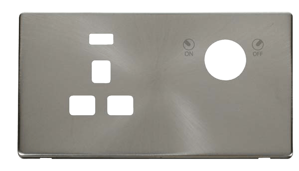 Click SCP655BK Definity 13A 1G DP Lockable Socket with Neon Cover Plate ...