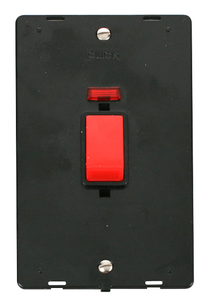 Click SCP202PW Definity 45A 2 Gang Plate Switch Cover Plate - Polar ...