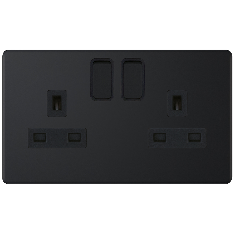 BUY Selectric 5MPLUS-822 | 5M-PLUS Screwless | 2 Gang 13A Switched DP ...