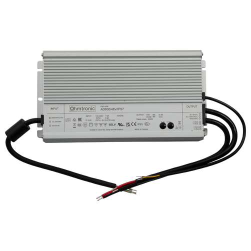Ansell AD600/48V/IP67 600W 48V IP67 Constant Voltage LED Driver Non-Di ...