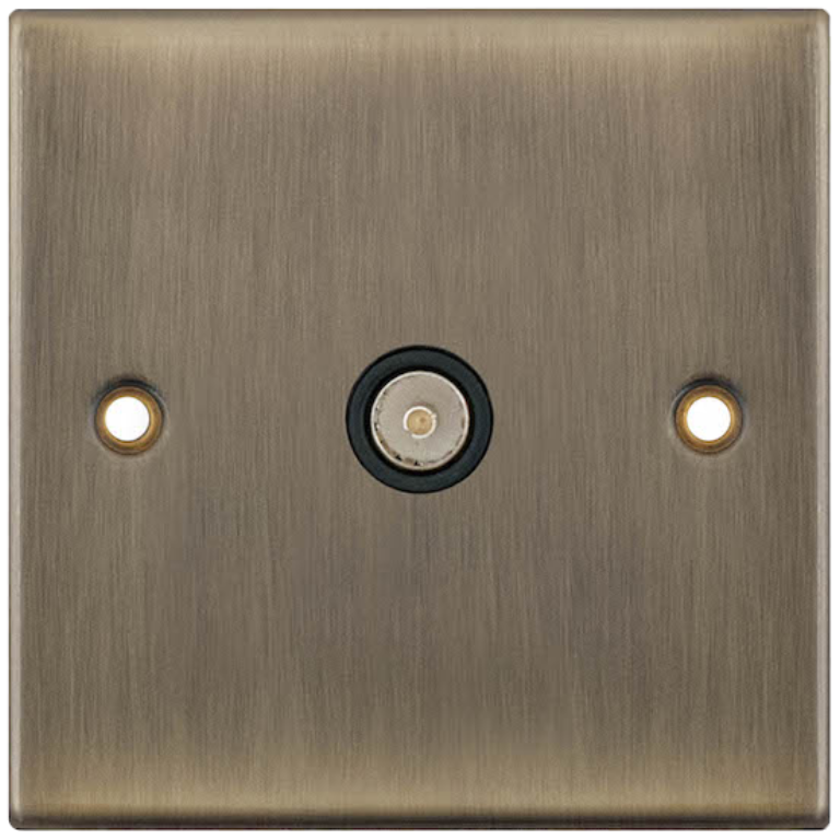 BUY Selectric DSL633 | 5M Slim Decorative | 1 Gang Coaxial TV Socket ...