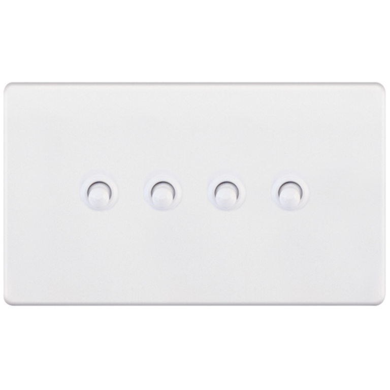 BUY Selectric 5MPLUS-TOG-12 | 5M-PLUS Screwless | 4 Gang 2 Way 10A ...