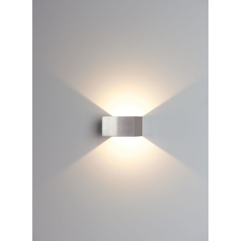 Ansell AFWLED/SC Facet 3000K LED Wall Light Satin Chrome ...