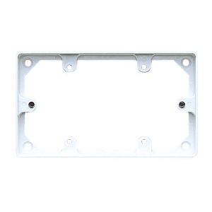 Buy MK Logic Plus K2133WHI 2 Gang 20mm Trunking Mounting Frame | White ...