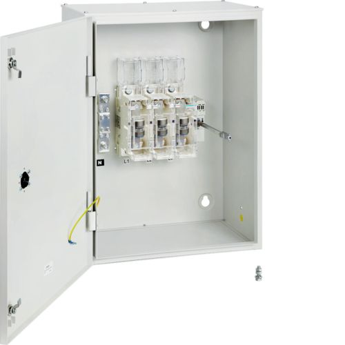 Hager JFH340U 400A Fuse Combination Switch Enclosed TP&N IP41 ...