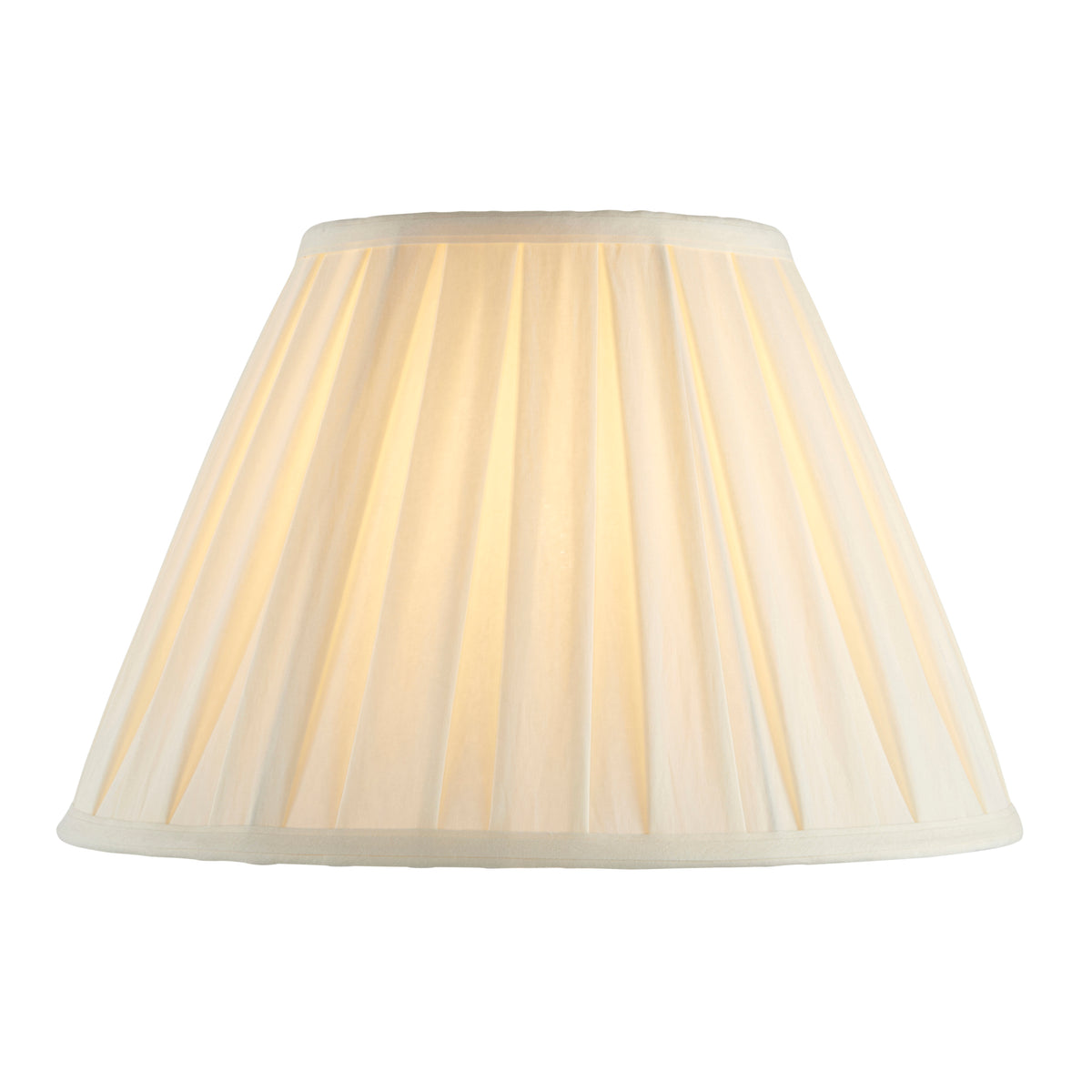 Endon CARLA-14 Carla 1lt Shade Cream fabric 60W E27 or B22 GLS (Requir ...