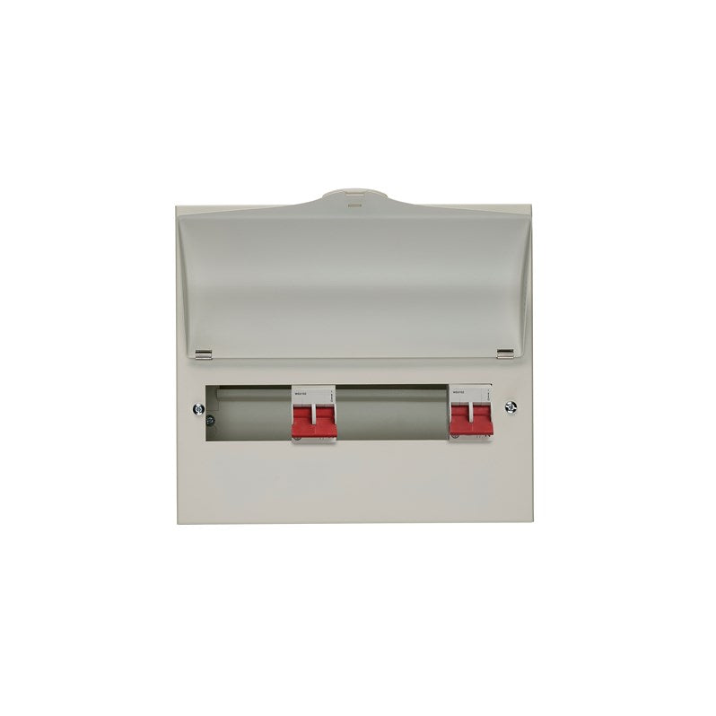 Wylex NMIIX4506L 9 Way (4+5) Dual Tariff Consumer Unit + 2x100A Main S ...