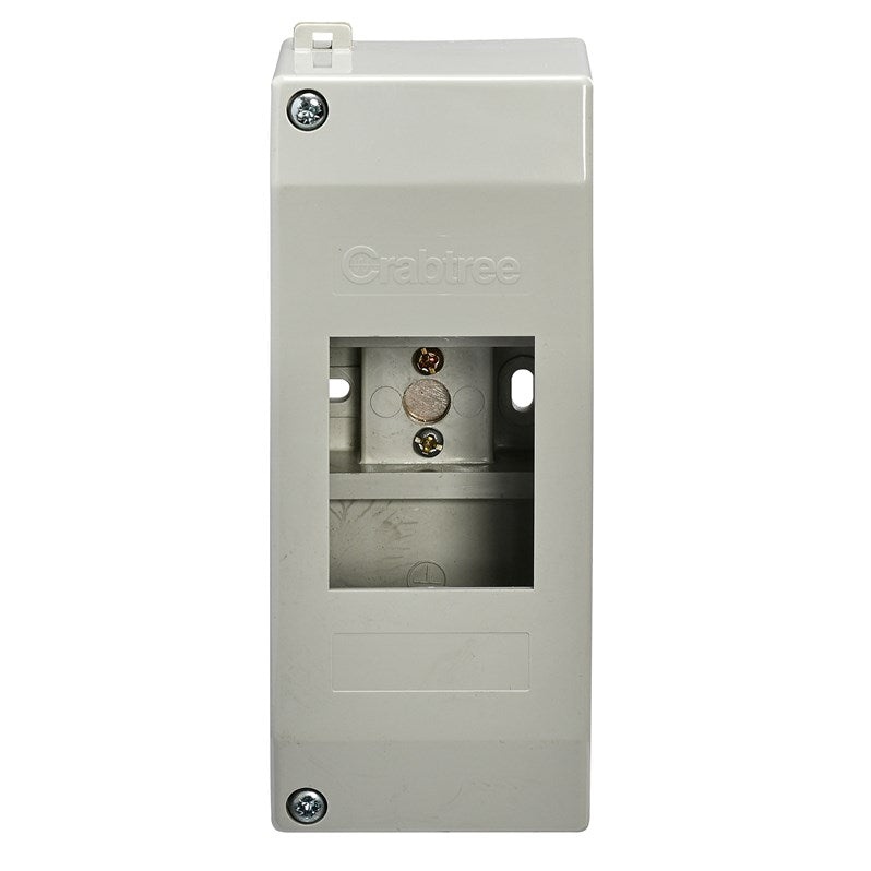 Wylex ESE2L 2 Module IP20 Insulated Enclosure with Earth Connection Li ...