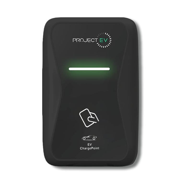Project EV EVA-07S-SE-RFID 7.3kW Pro Earth Wall AC Electric Vehicle Ch ...