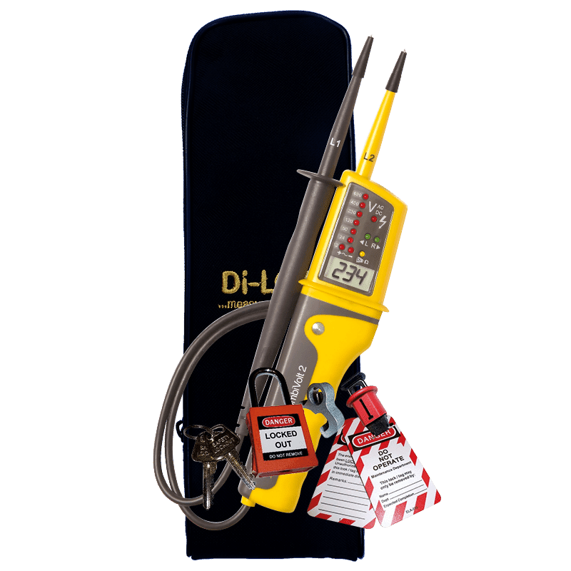Di-LOG DL6790-LOC1 CombiVolt 2 Voltage & Continuity Tester with DLLOC1 ...