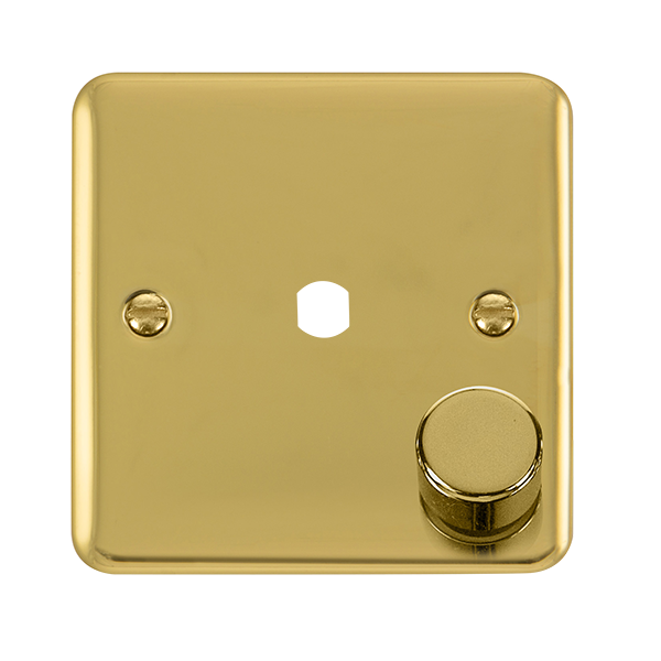 Click Deco Plus DPBR140PL 1G Unfurnished Dimmer Plate & Knob (650W Max ...