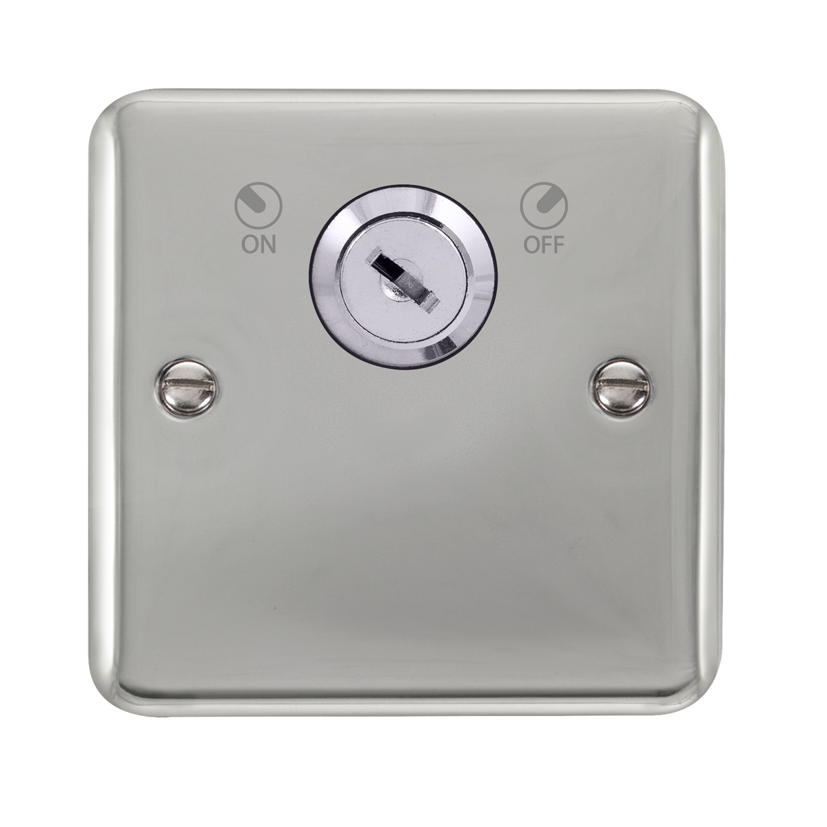 Click Deco Plus DPCH660 20A DP 1G Key Lockable Switch - Polished Chrom ...