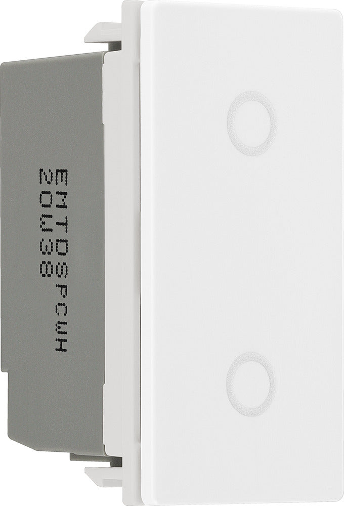 BG EMTDSPCWH Euro Module Secondary Touch LED Dimmer - PC White ...