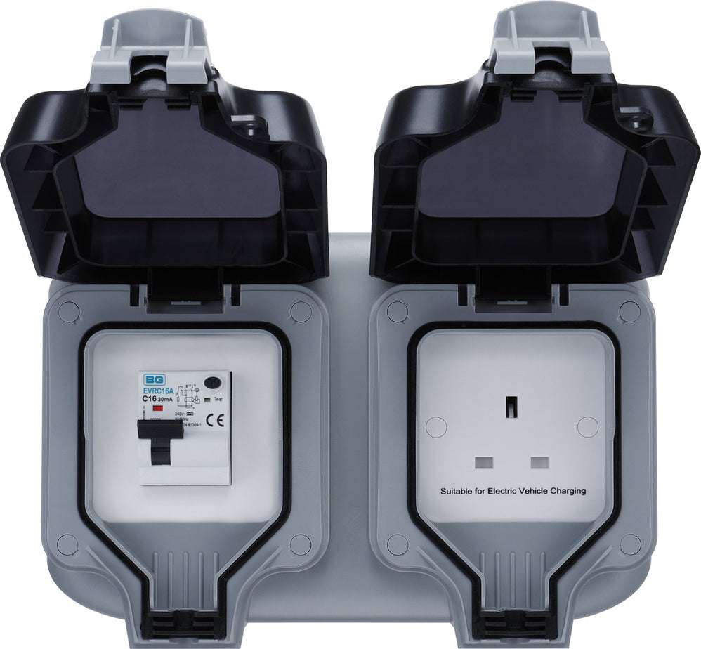 Masterplug EVH132S1SPA EV Mode 2 Charger With A Type DP RCBO ...