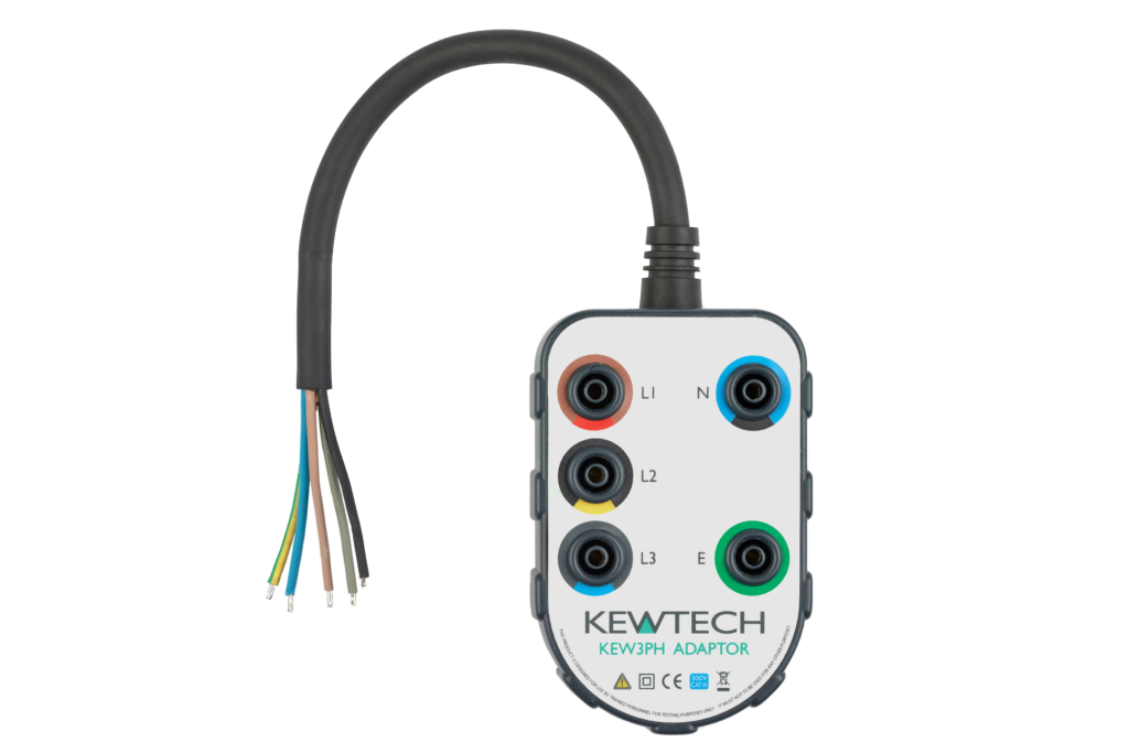 Kewtech KEW3PH 415V Testing Adapter with 20cm Long Flying Lead ...