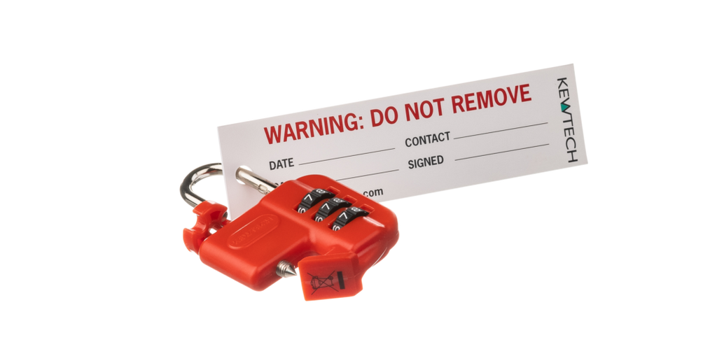 Kewtech KEWLOK Combination Lock Off Device inc 2 x Warning Tag ...