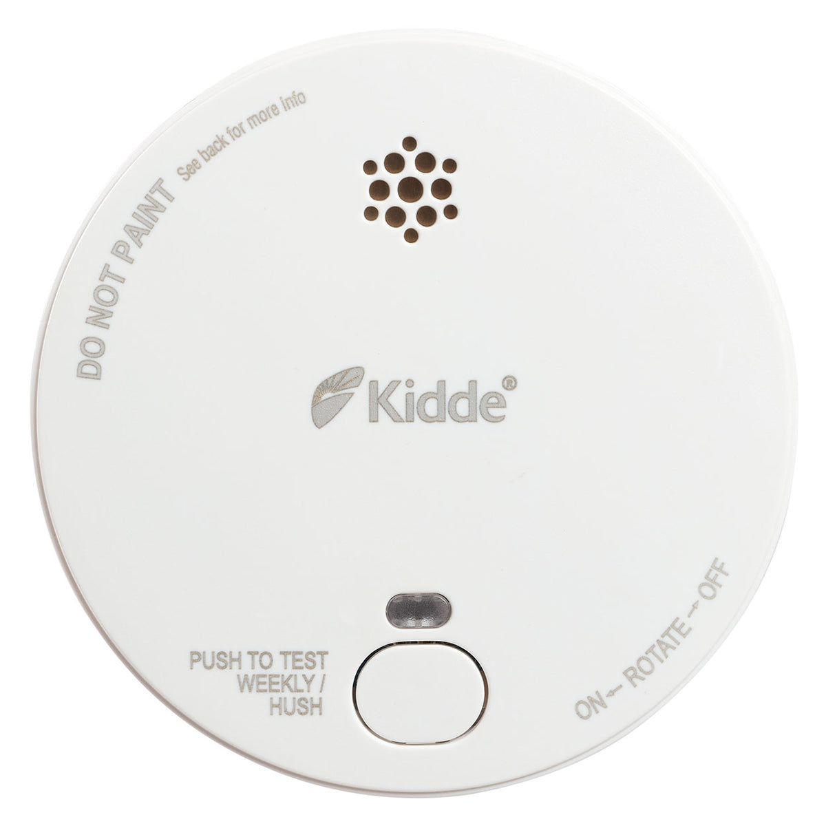 Kidde 2030-DSR Battery Powered 4" Optical Smoke Alarm 9V Battery Test ...