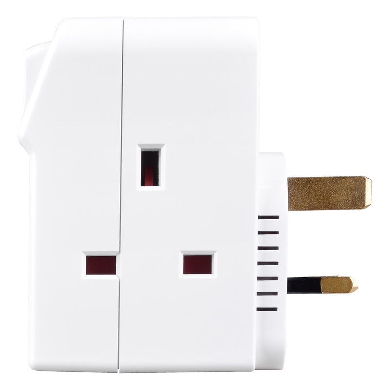 Masterplug MSWG3 3 Socket 13A Fused Switched Multi-Socket Adaptor ...