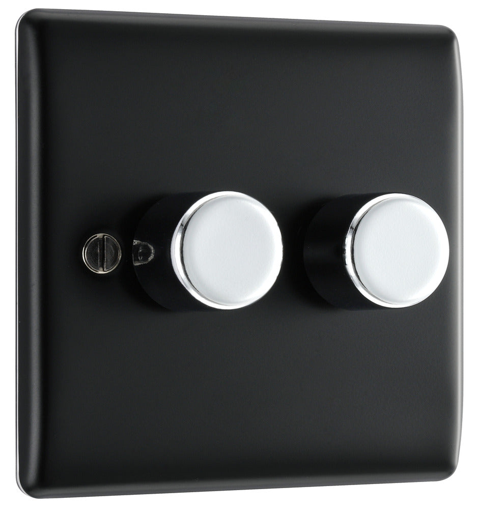 Metal Screwed Matt Black Switches & Sockets — westbasedirect.com