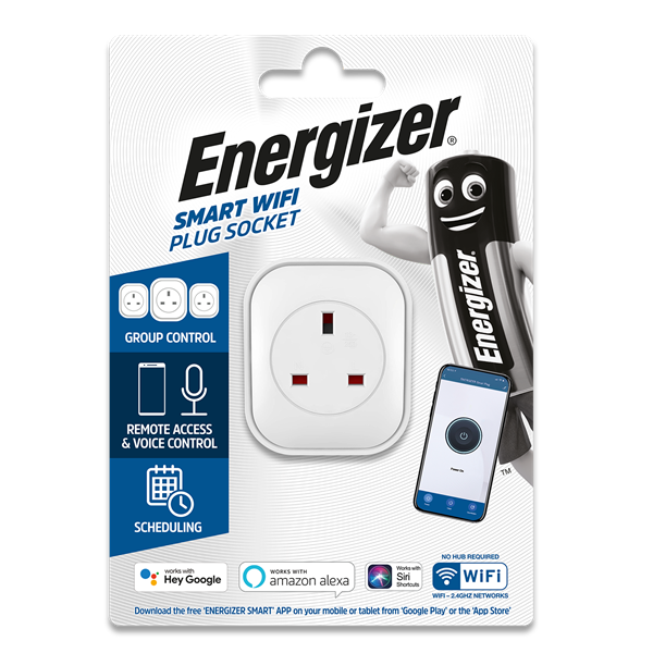 Energizer Smart S17165 Wi-Fi Plug UK 3 Pin — westbasedirect.com