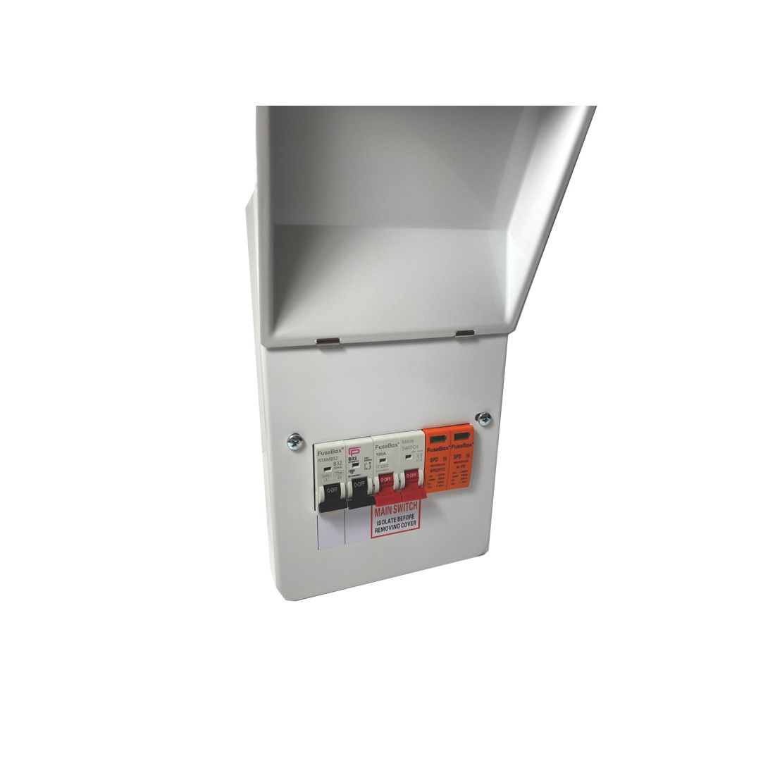 FuseBox EV40AX EV Distribution + 100A Main Switch, Type A 40A Mini RCB ...